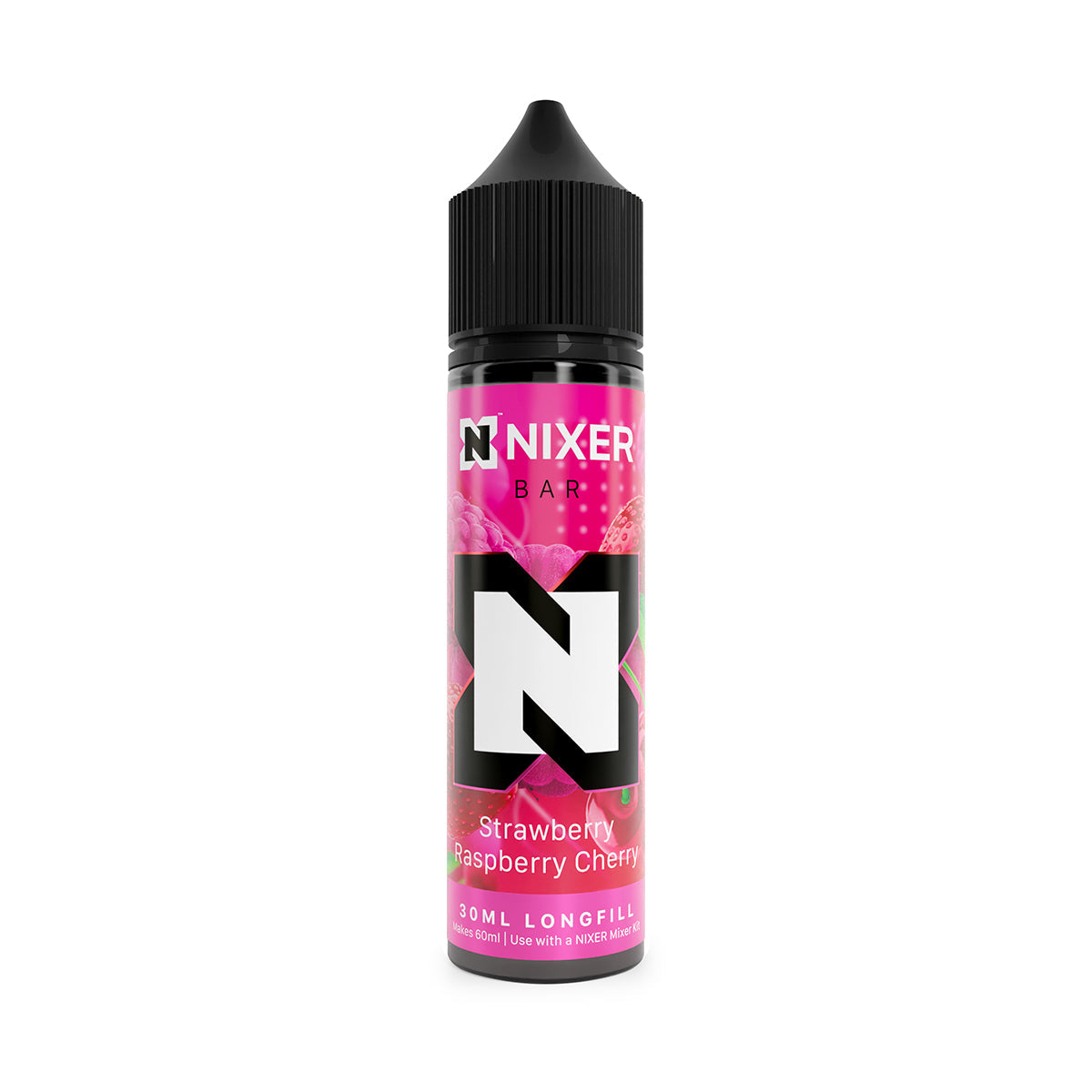 Nixer - Strawberry Raspberry Cherry 30ml Longfill – Mix Labs Retail